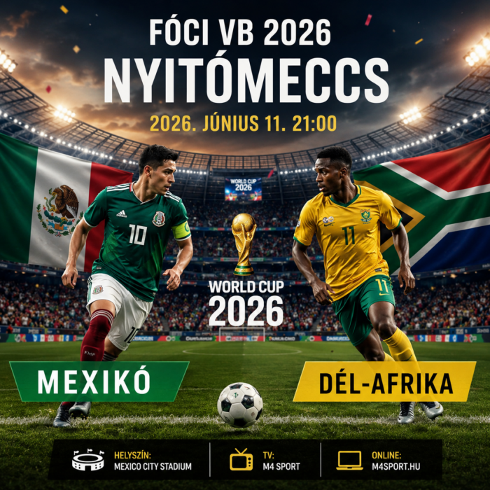 Foci VB 2026 nyitómeccs: Mexikó - Dél-Afrika közvetítés, kezdés ...